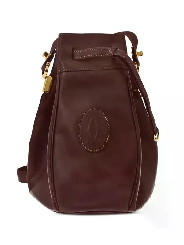 Cartier 1990-2000s Must De Shoulder Bag - Red