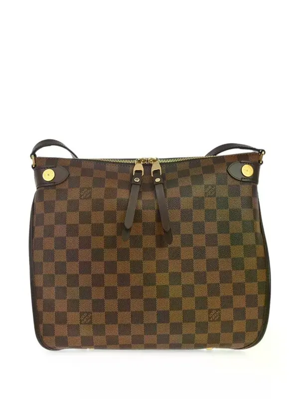 LOUIS VUITTON 2015 Duomo Damier Ebène Shoulder Bag - Brown