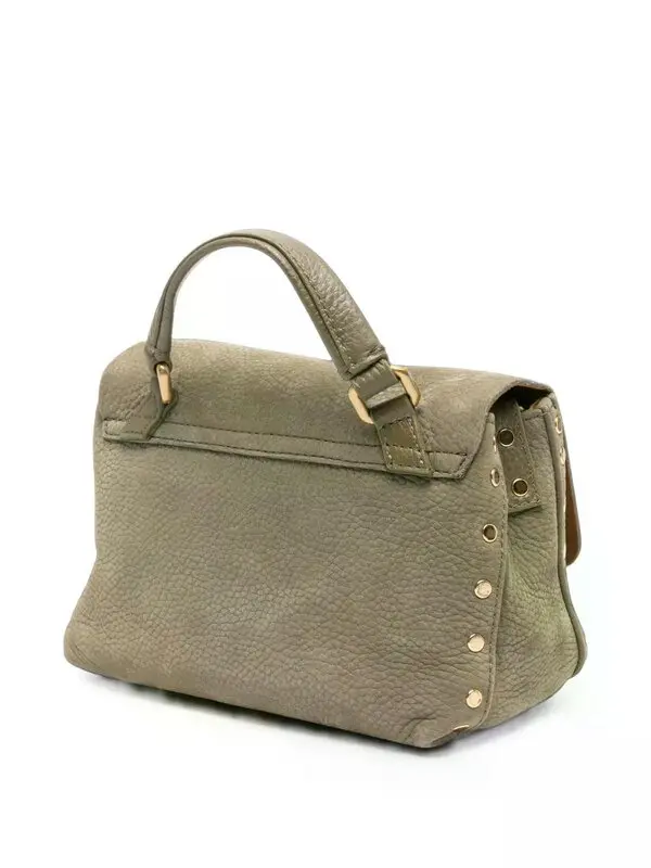 ZANELLATO Baby Postina Stud-embellished Mini Bag - Green