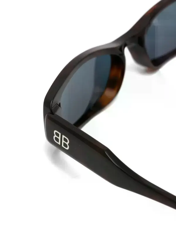 Balenciaga Tortoiseshell-effect Bb Sunglasses
