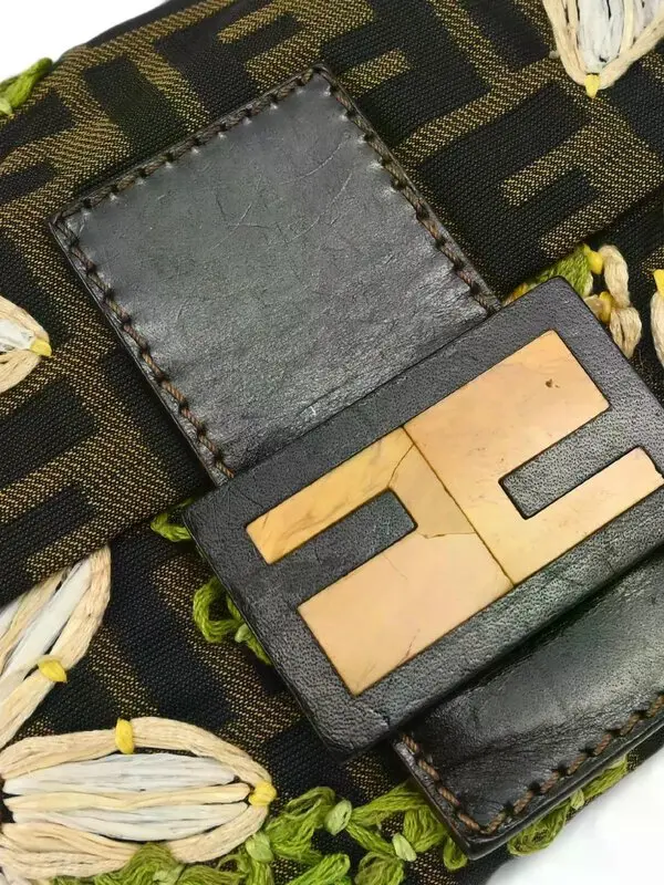 Fendi 2000 Zucca Baguette Shoulder Bag