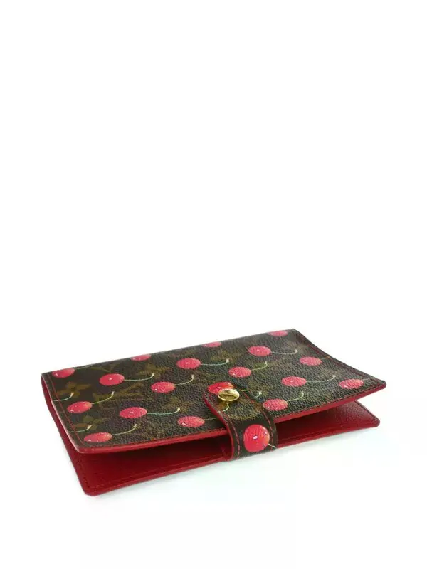 LOUIS VUITTON 2005 Monogram Cerises Agenda Pm Notebook Cover
