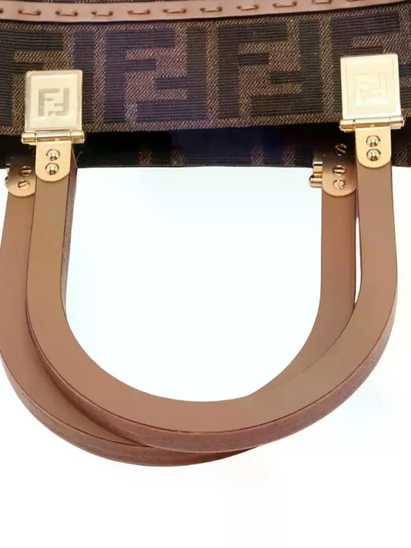 Fendi 2010-2026 Large Zucca Canvas Sunshine Shopper Tote Bag