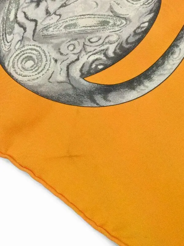 Hermès 1990-2000s 90 Quintessence Scarf - Orange