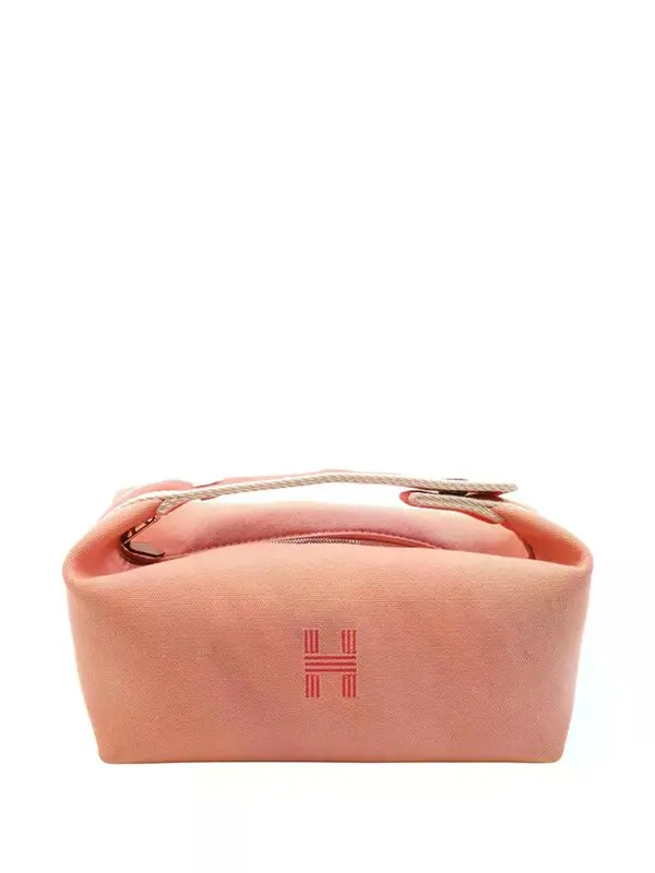 Hermès 2000-2026 Small Toile Bride A Brac Case Vanity Bag