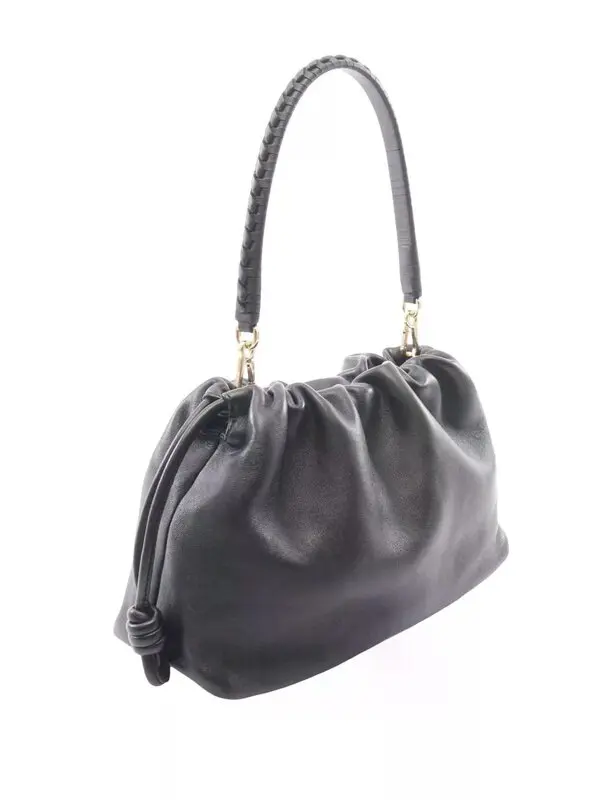 Loewe Medium Flamenco Satchel In Lambskin - Black
