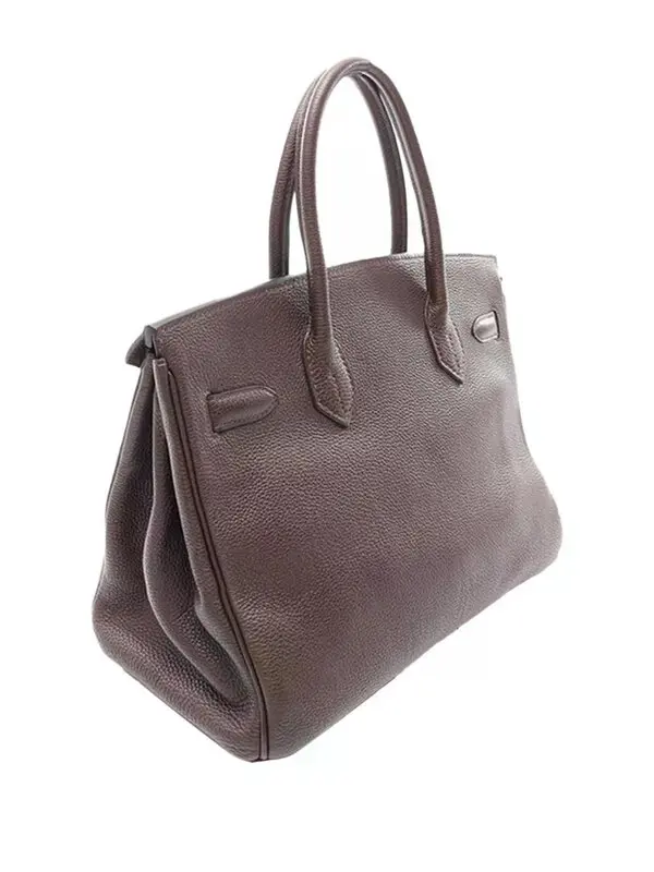 Hermès 2008 Togo Birkin Retourne 30 Handbag - Brown