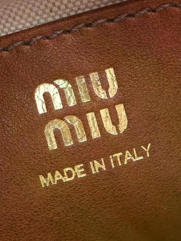 Miu Miu 2010-2026 Nappa Aviator Crossbody Bag - Brown