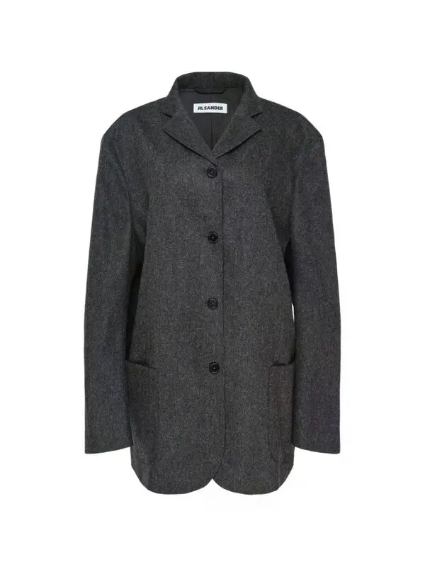 JIL SANDER Single-breasted Patch-pocket Jacket