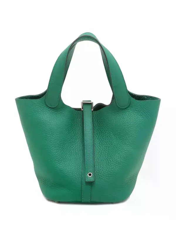 Hermès 2024 Clemence Picotin Lock 18 Handbag - Green