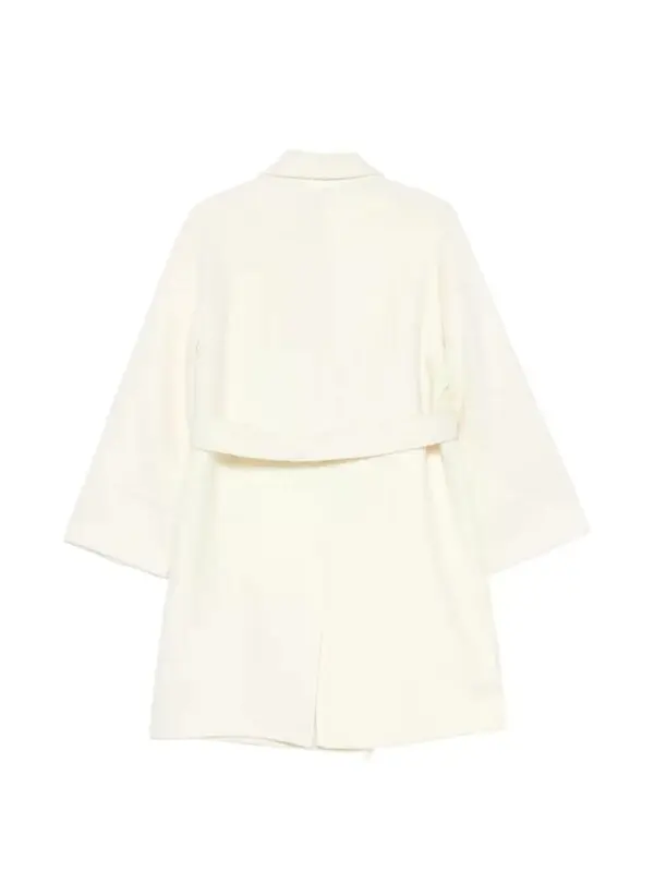 SIMONA CORSELLINI Belted Wide-sleeve Coat