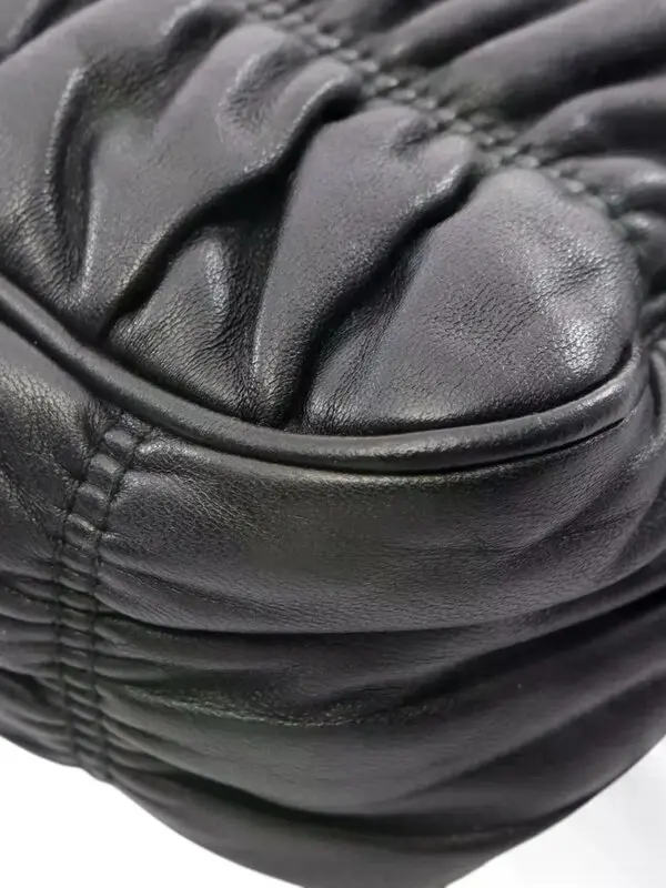 Prada 2019-2026 Nappa Gaufre Re-edition 2005 Satchel - Black