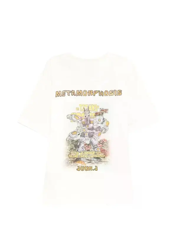 JUUN.J Logo-embroidered T-shirt