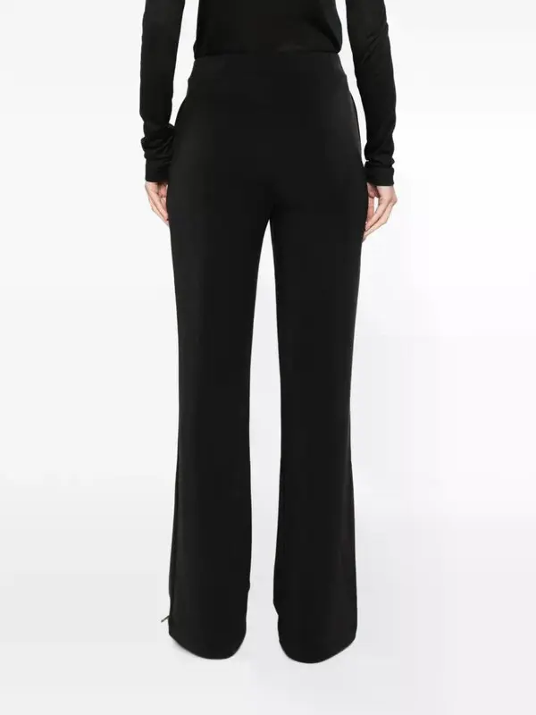 WOC Pressed-crease Flared Trousers