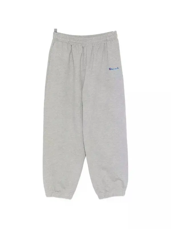 Vetements Logo-embroidered Track Pants - Grey
