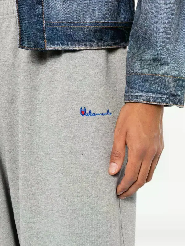 Vetements Logo-embroidered Track Pants