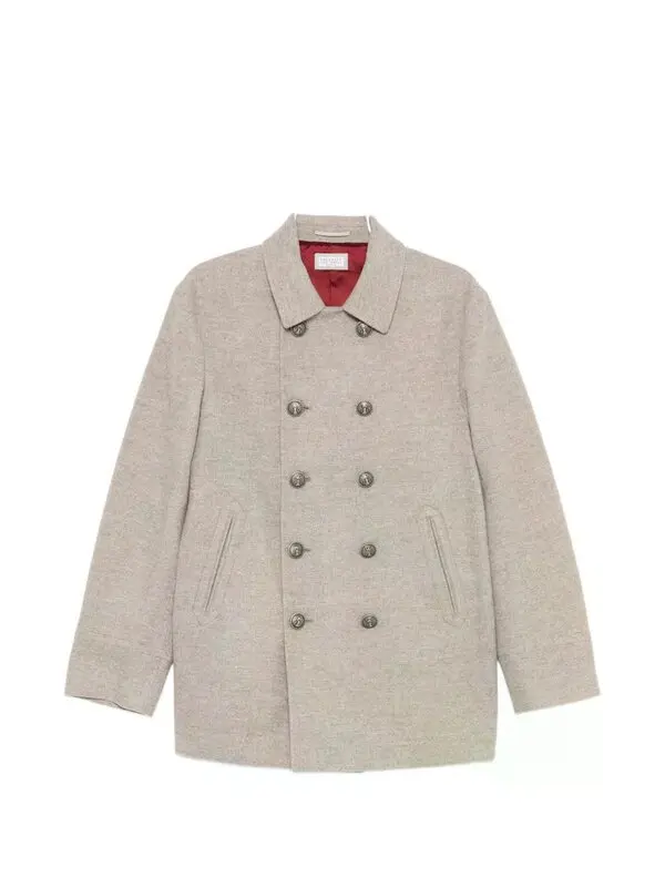 Brunello Cucinelli Double-breasted Jacket - Grey