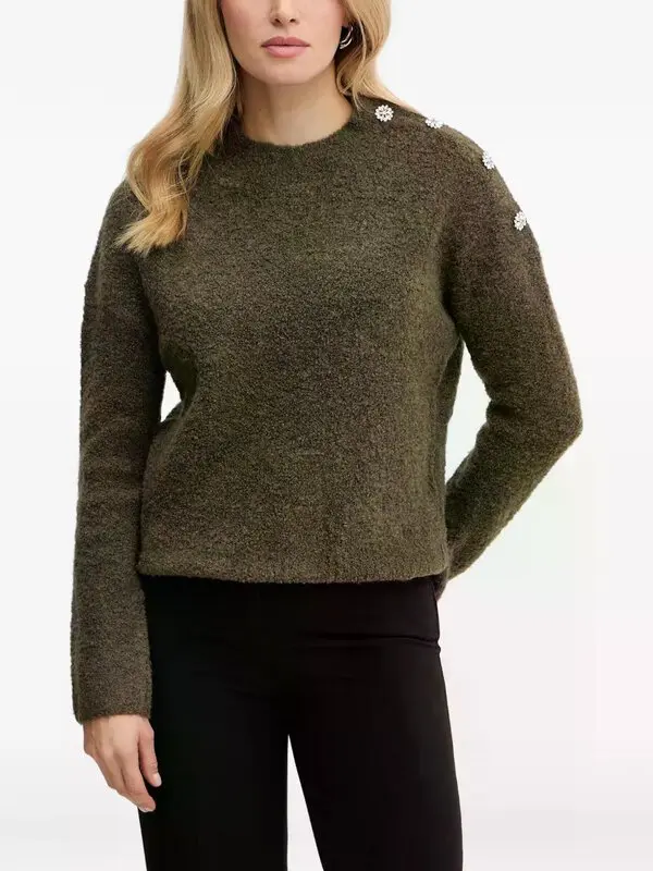 MORGAN Embellished Crew Neck Sweater