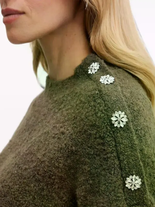 MORGAN Embellished Crew Neck Sweater