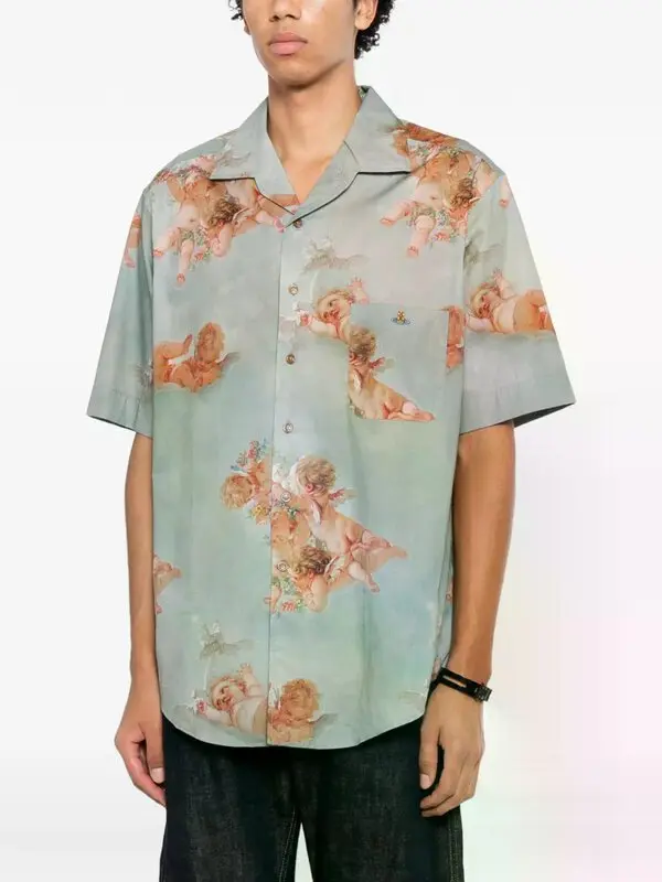 VIVIENNE WESTWOOD Primavera Cherubs-print Shirt