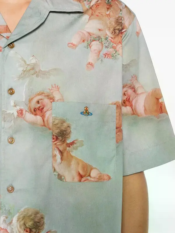 VIVIENNE WESTWOOD Primavera Cherubs-print Shirt