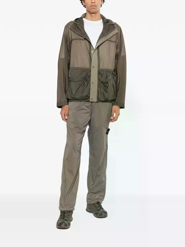 TEN C Hooded Panelled Jacket