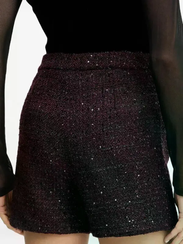 MORGAN Button-embellished Tailored Shorts