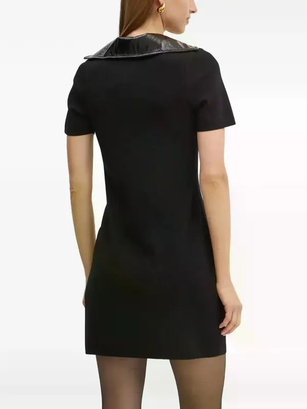 MORGAN Zip Collared Dress