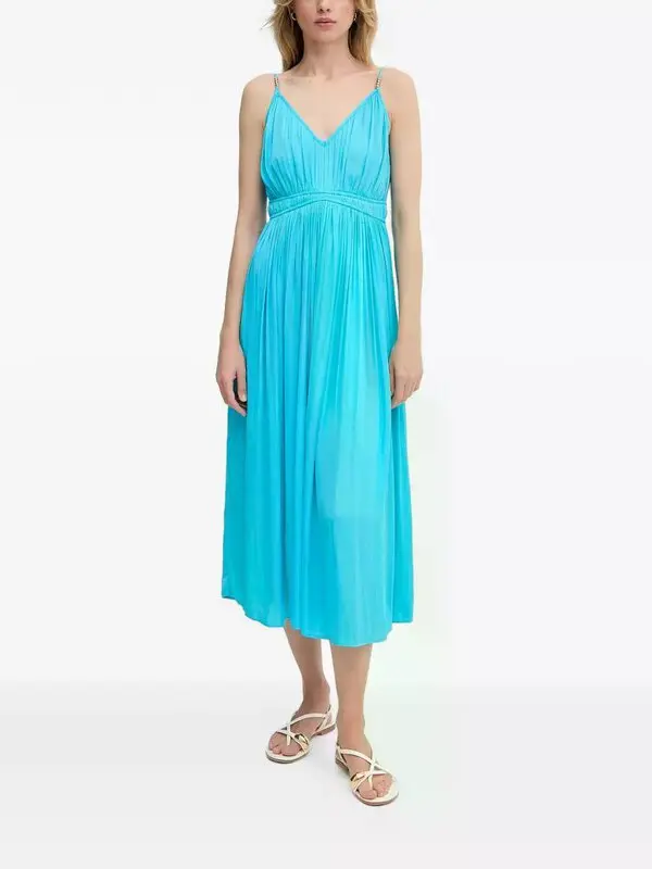 MORGAN V-neck Midi Dress