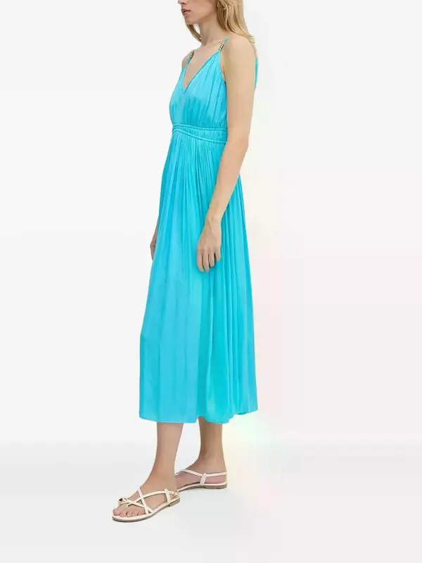 MORGAN V-neck Midi Dress
