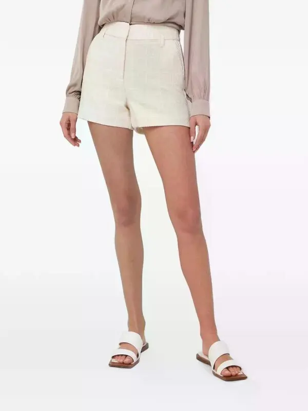MORGAN Check Shorts