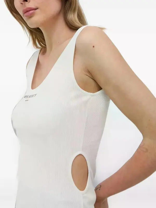 Miss Sixty Cut-out Ribbed Top