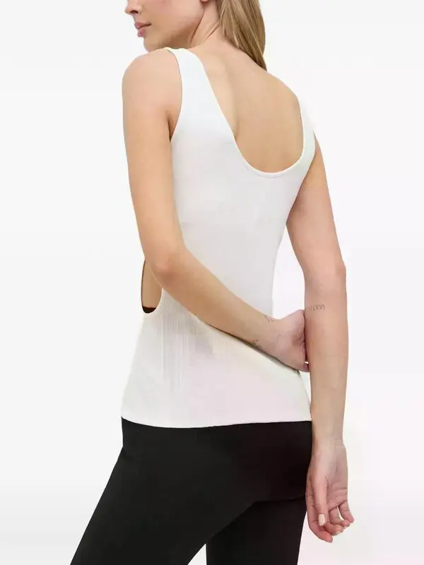 Miss Sixty Ribbed Knit Cut-out Top