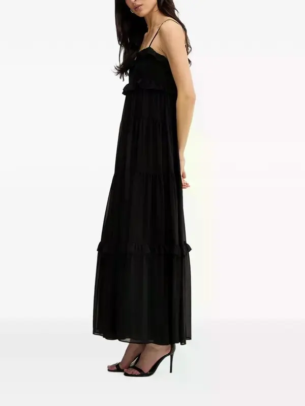Michael Kors Ruffled Georgette Tiered Maxi Dress