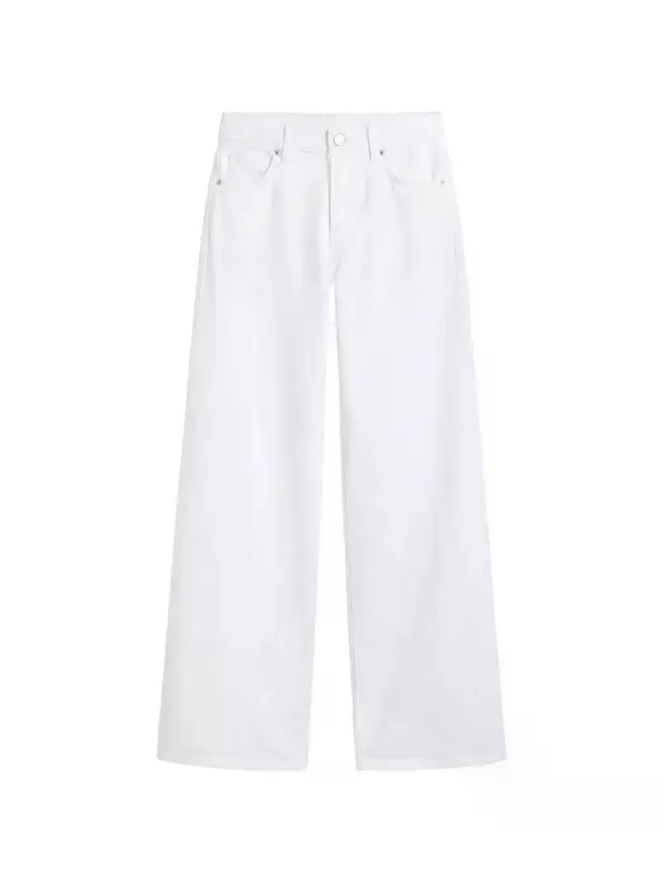 REFORMATION Cary Wide-leg Jeans - White