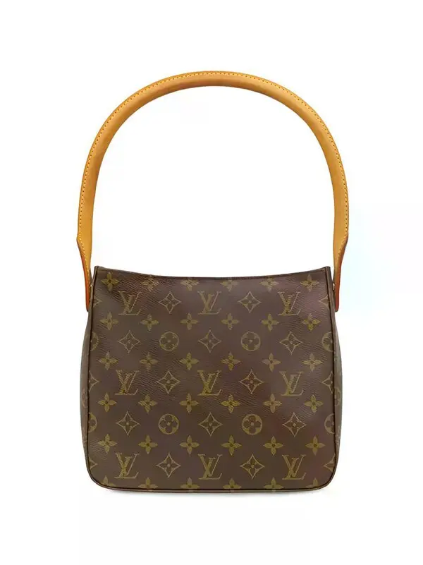 LOUIS VUITTON 2005 Monogram Looping Mm Shoulder Bag - Brown