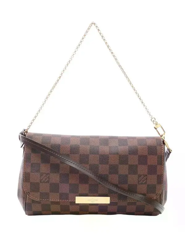 LOUIS VUITTON 2019 Damier Ebene Favorite Mm Satchel - Brown