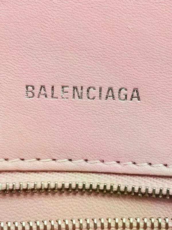 Balenciaga Small Hourglass Croc-embossed Top Handle Bag