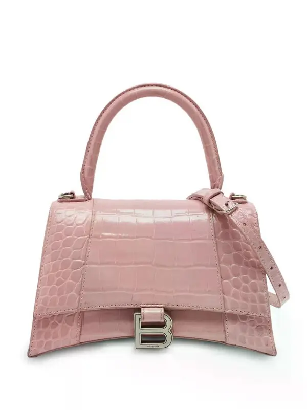 Balenciaga Small Hourglass Top Handle Bag - Pink