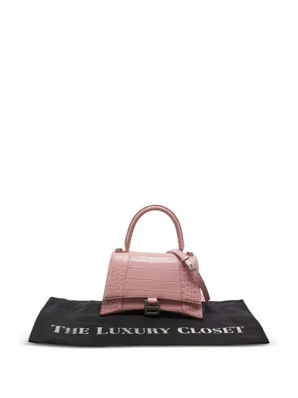 Balenciaga Small Hourglass Top Handle Bag - Pink