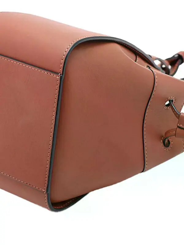 Loewe 2010-2026 Mini Leather Drawstring Hammock Bag Satchel