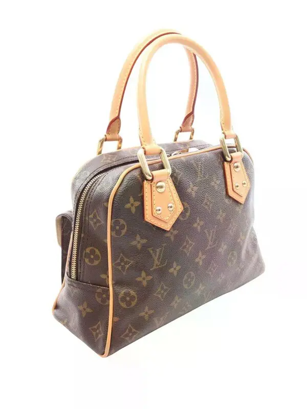 LOUIS VUITTON 2007 Monogram Manhattan Pm Handbag - Brown