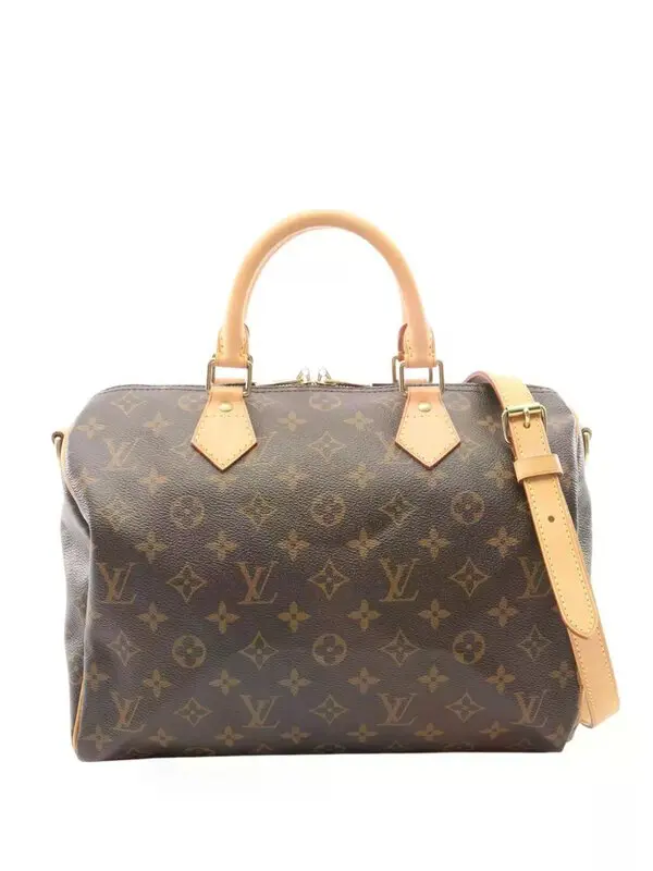 LOUIS VUITTON 2011 Monogram Speedy Bandouliere 30 Satchel - Brown