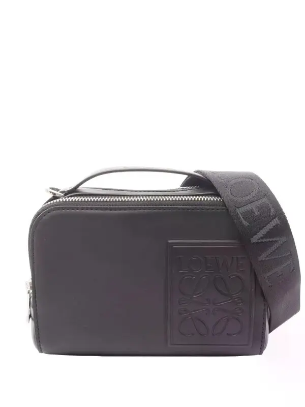 Loewe 2010-2026 Mini Calfskin Camera Bag Satchel - Black