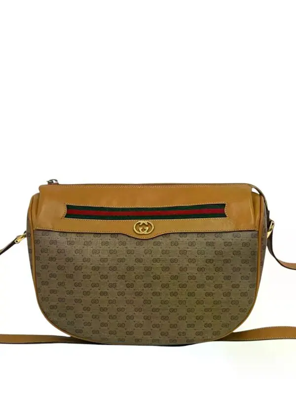 Gucci 20th Century Micro Gg Supreme Web Crossbody Bag - Neutrals