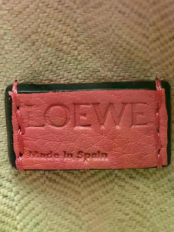 Loewe 2010-2026 Mini Calfskin Puzzle Edge Satchel - Pink