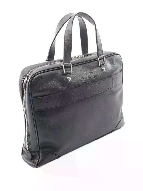 LOUIS VUITTON 2010 Igor Taiga Briefcase Ardoise Briefcase M31172 Leather Used Business Bag - Black