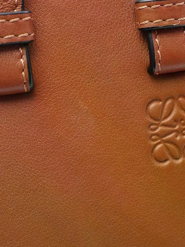 Loewe 2010-2026 Mini Leather And Canvas Hammock Bag Satchel