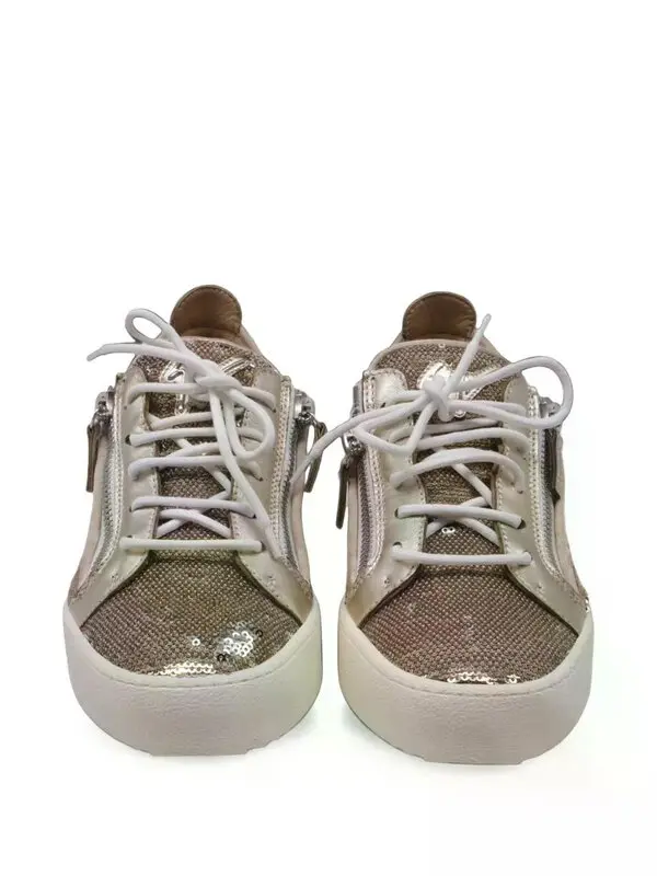 GIUSEPPE ZANOTTI Gail Sequinned Sneakers - Gold
