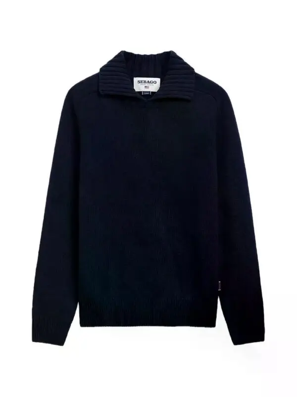 SEBAGO Swiftriver Ribbed-collar Sweater